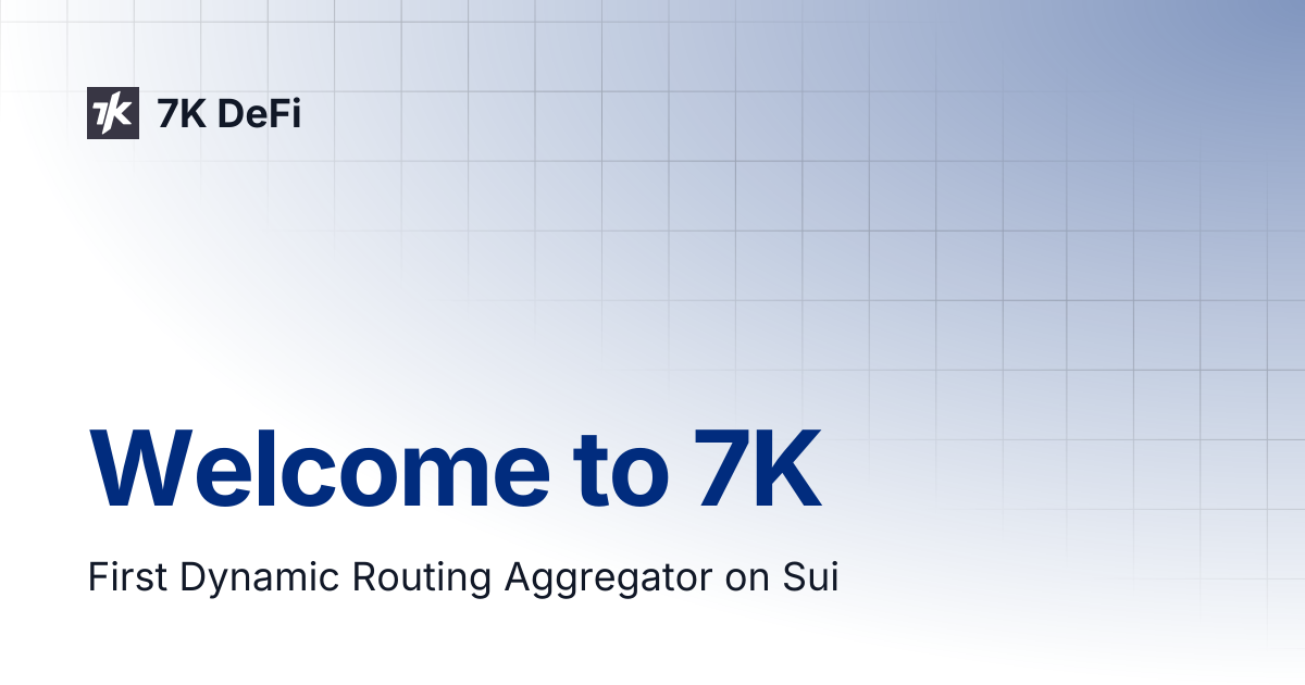 Welcome to 7K | 7K DeFi